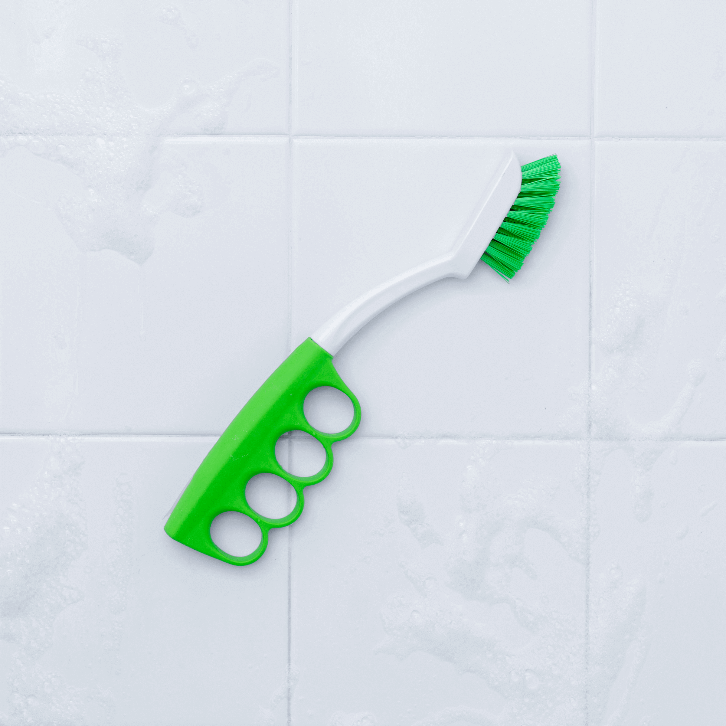 Tile and Grout Brush with Unique Cushioned Grip | Brolly